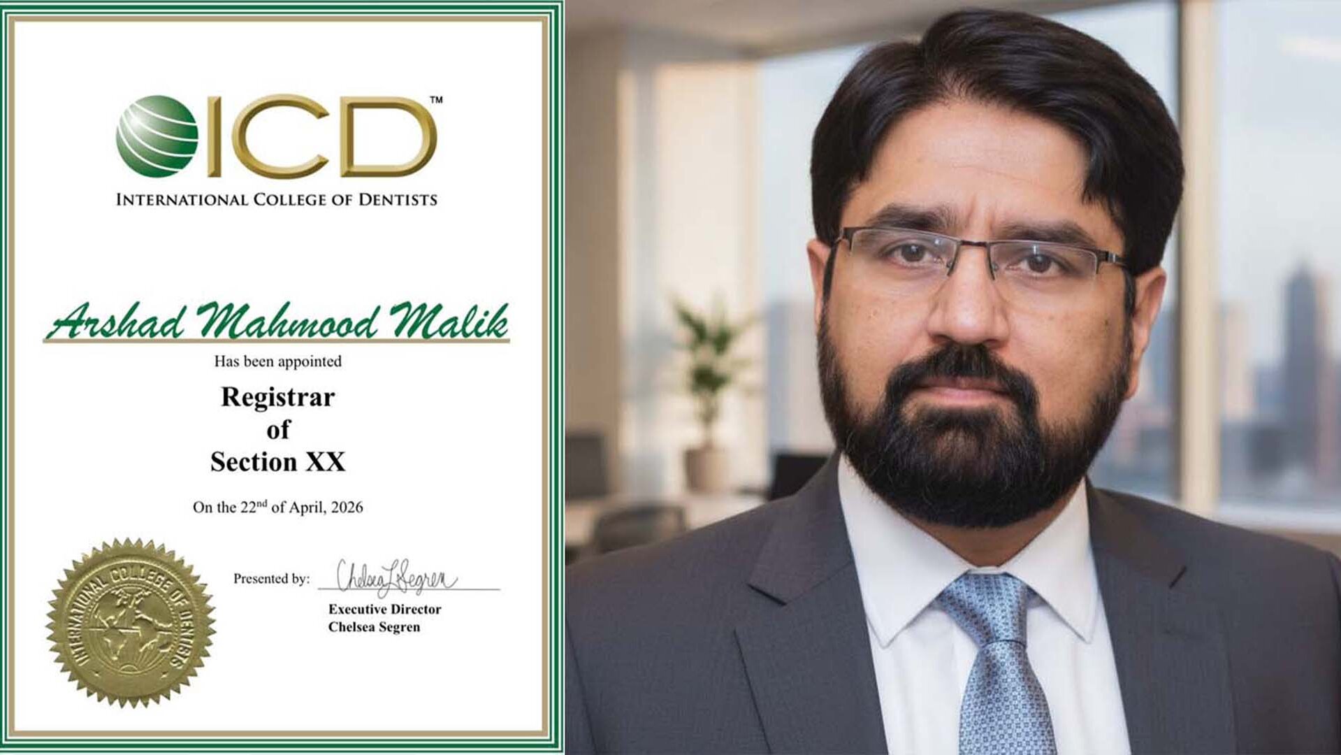 DT News - Pakistan - Prof Arshad Mahmood Malik appointed first ...