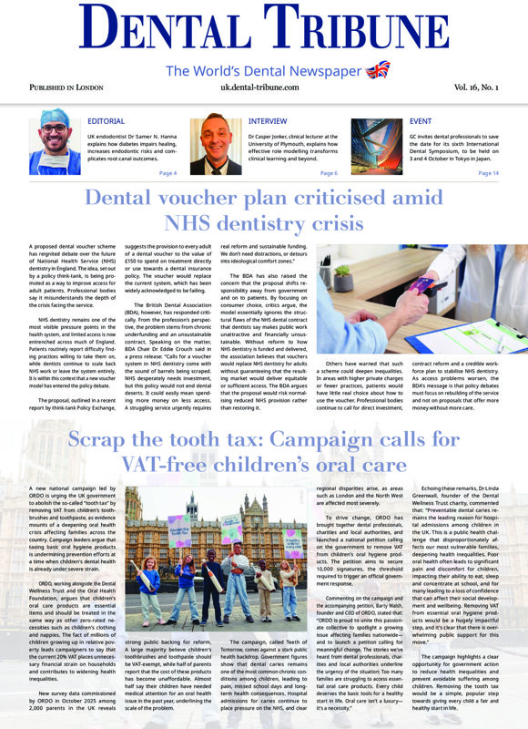 DT UK & Ireland No. 1, 2026 - Dental Tribune E-Paper