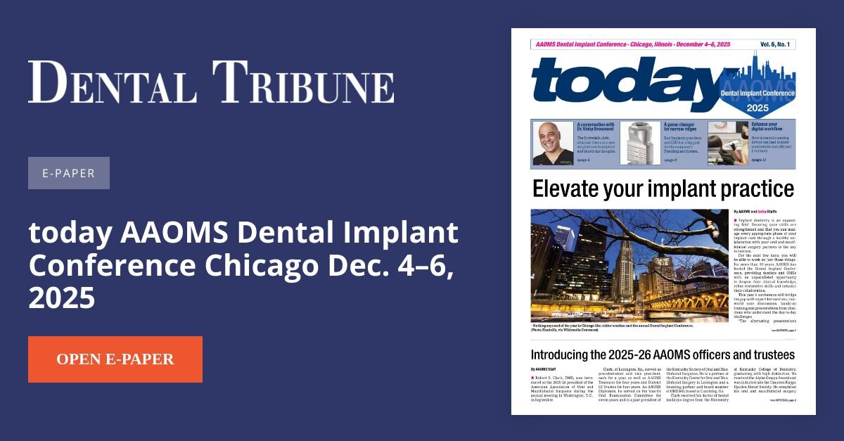 today AAOMS Dental Implant Conference Chicago Dec. 4–6, 2025 - Dental ...