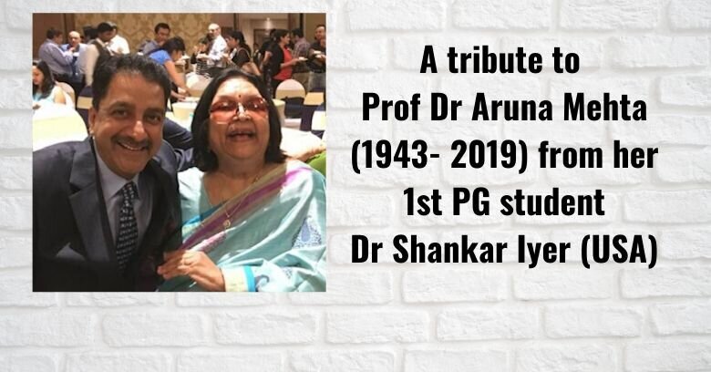 DT News - India - A tribute to Prof Dr Aruna Mehta (1943 - 2019) on her ...