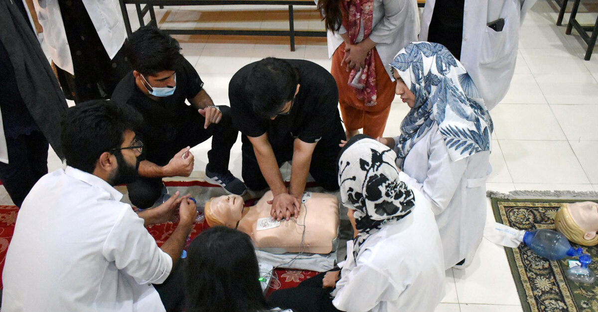 DT News - Pakistan - Basic life support workshop at HITEC IMS Dental ...