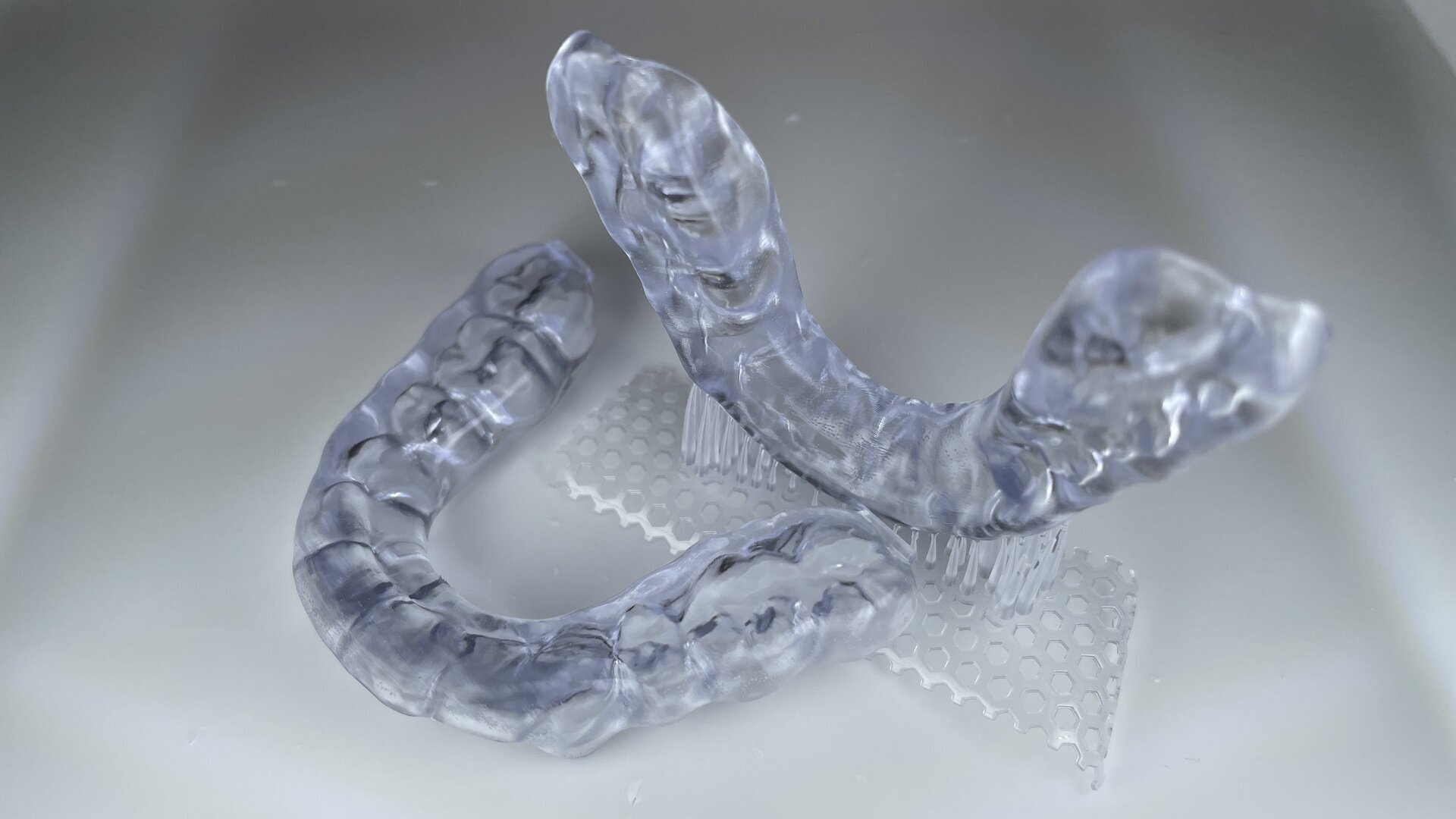 Polished splints direct from the 3D printer