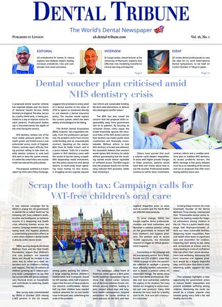 DT UK & Ireland No. 1, 2026 - Dental Tribune E-Paper