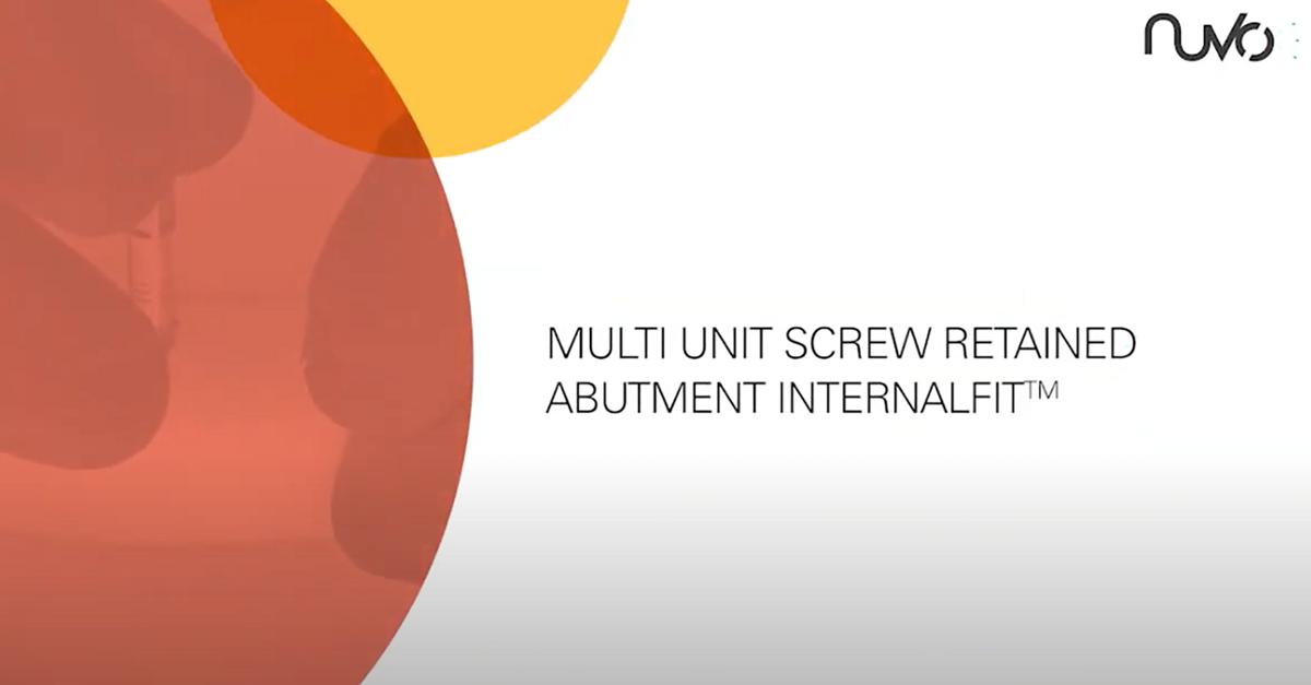 InternalFIT Multi Unit Screw Retained Abutment