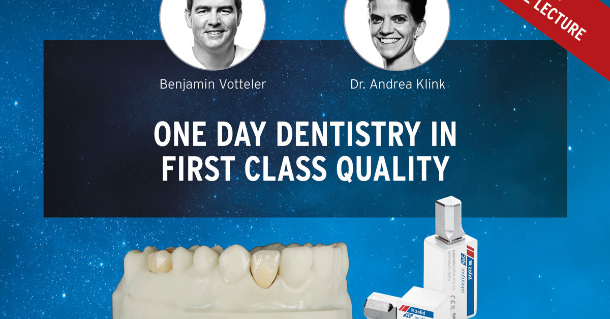 Webinar: One Day Dentistry in first class quality